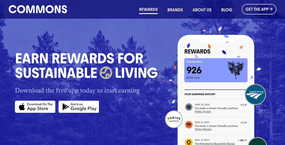 Meet the Commons App: Empowering and Rewarding Consumers for Sustainable Choices
