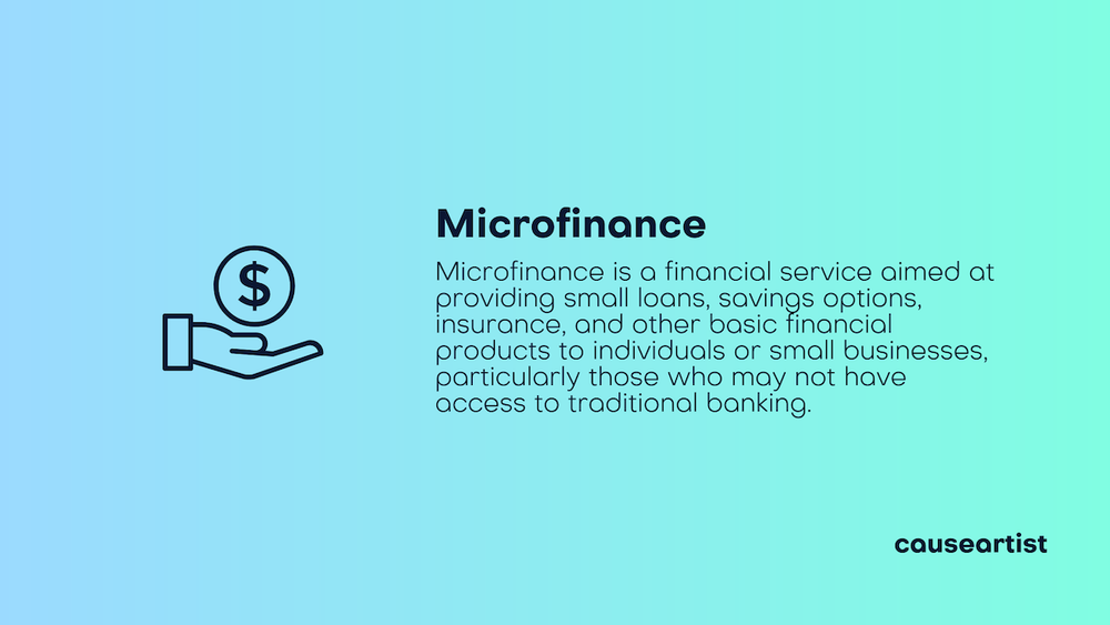 What is Microfinance? - Causeartist