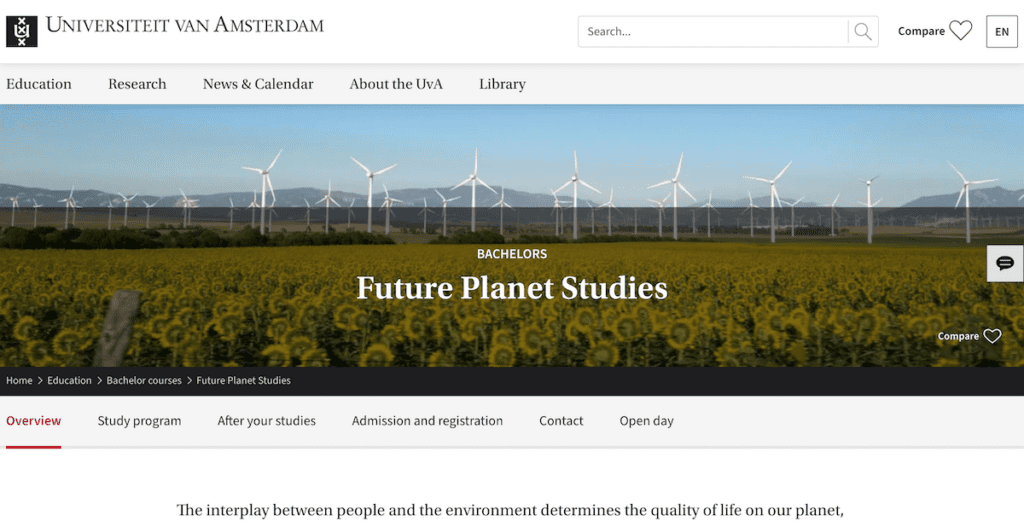 24 Sustainability Degrees From Universities Around the World - Causeartist